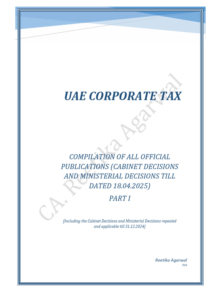 Compilation of MDs and CDs (Part I) | PDF | Corporate Tax In The United ...