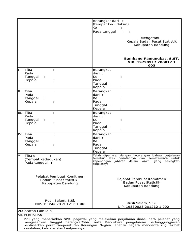 f4 Form SPPD Pak BP-Rusli Rev | PDF