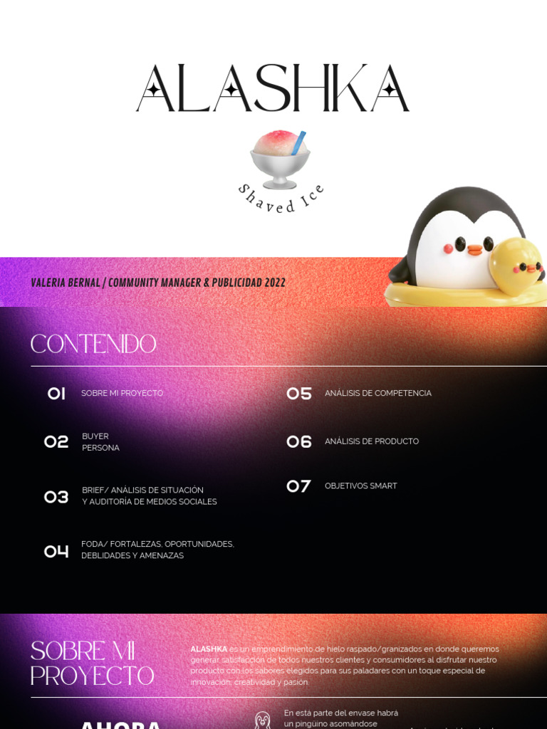 1° Entrega ALASHKA | PDF | Marca | Refresco