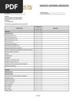 Final Inspection Checklist Template | PDF