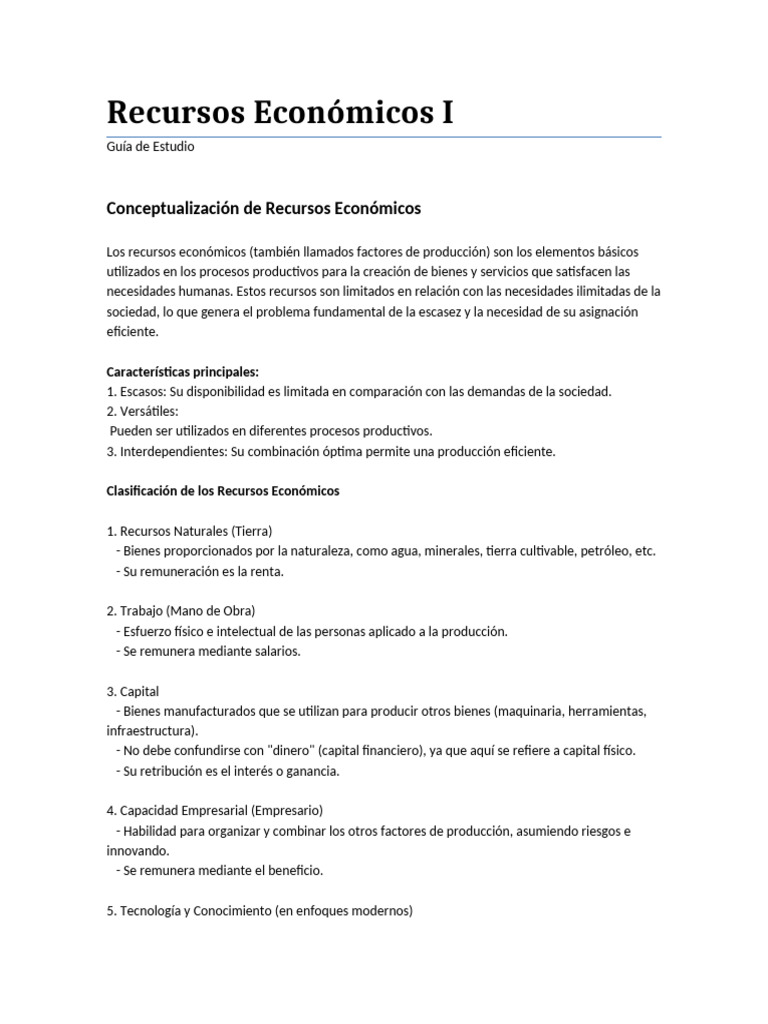 Recursos Económicos y Control Estatal en Venezuela | PDF | Economias