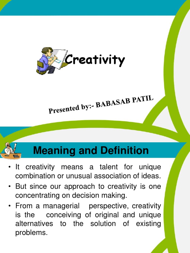 Creativity Ppt | Creativity | Thought