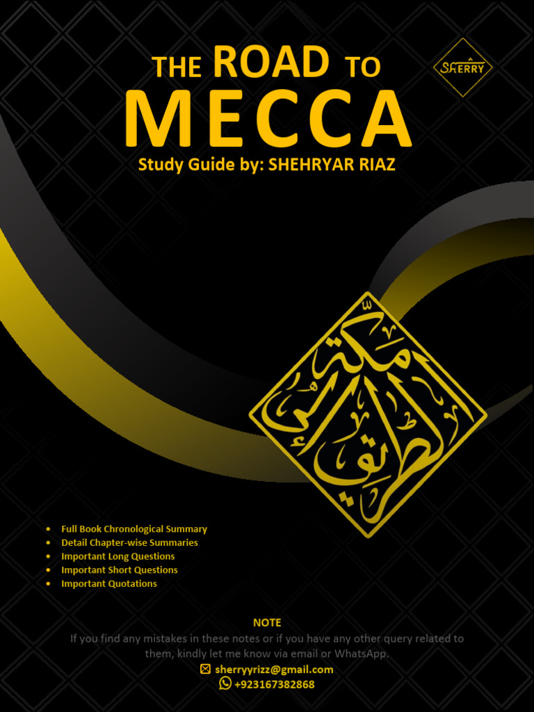 7P3 - The Road To Mecca Study Guide by Shehryar Riaz | PDF | Zionism ...