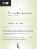 Musculoskeletal System Terminology Guide | PDF | Arthritis | Gout