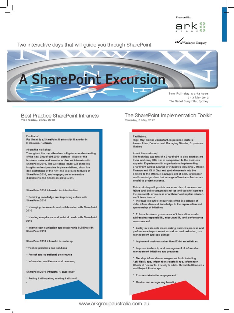 SharePoint Implementation Workshop Guide | PDF | Share Point | Information Management