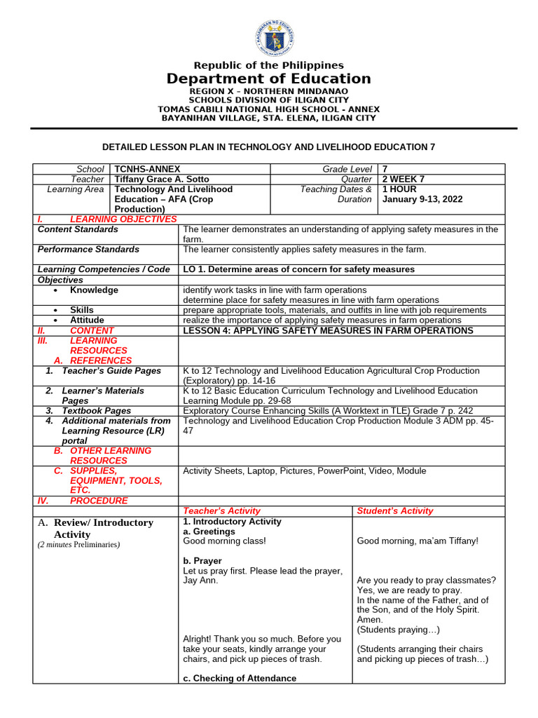 G7 CP WEEK 7 | PDF | Hazards | Personal Protective Equipment