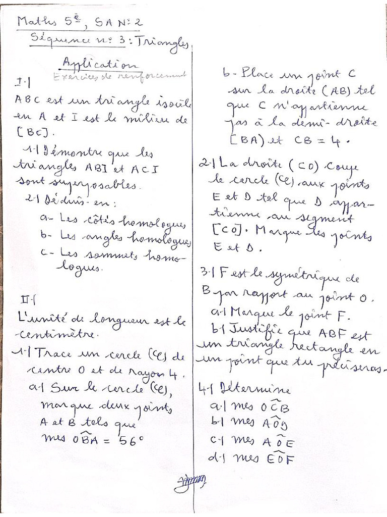 Exo Renforcement Maths 5è Sa2 Pdf