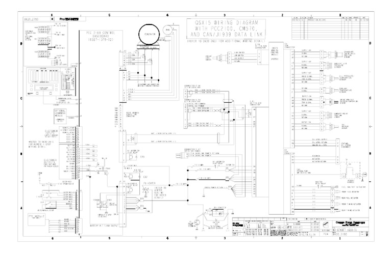 Cummins QSX15 CM570 PCC2100 JI939 Wiring Diagram | PDF