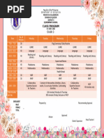 Class Program - Grade III-2025-2026 | PDF