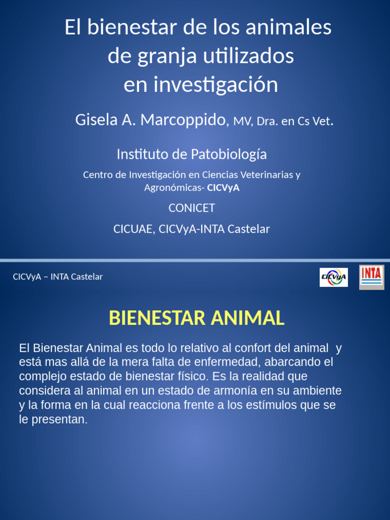 Bienestar Animal en Investigación Científica | PDF | Pruebas en ...