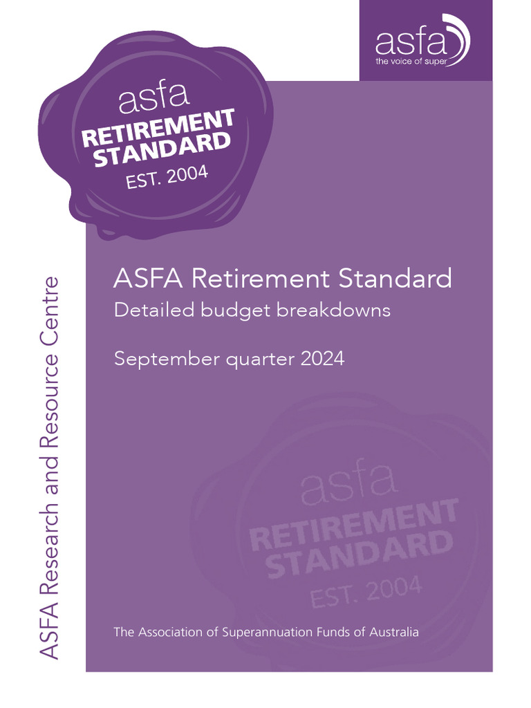 ASFA Retirement Standard | PDF