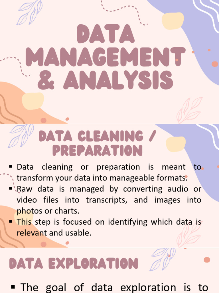 7 Data Management And Analysis Pdf Data Computing