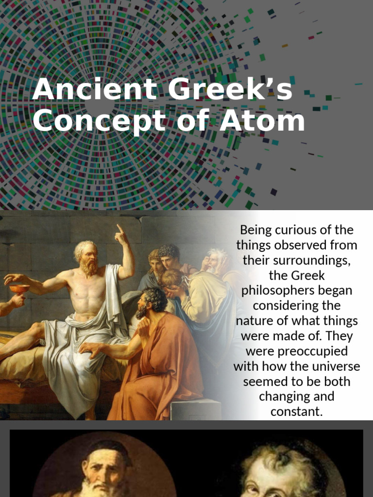 3.3 Ancient Greek's Concept of Atom | PDF | Alchemy | Chemistry