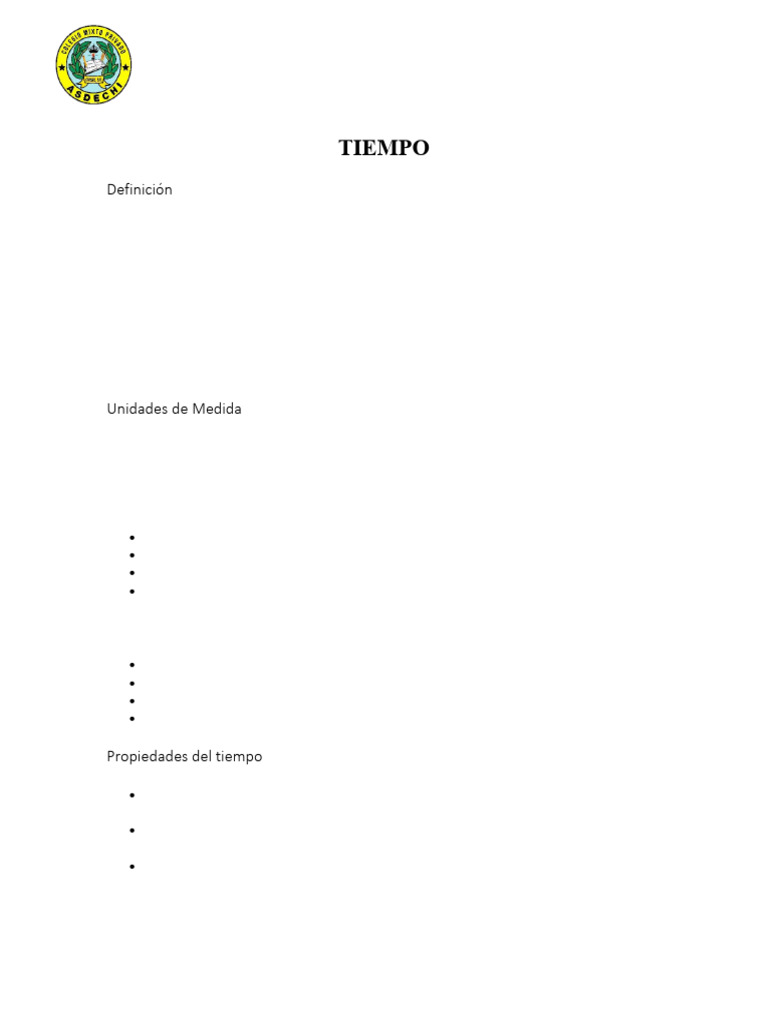 2 Tiempo y Espacio. | PDF | Hora | Tiempo espacial
