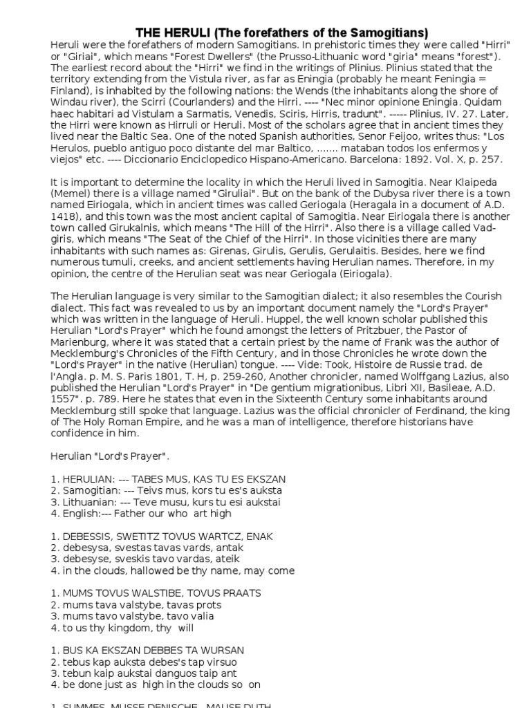 Herulii | PDF | Huns | Ancient Germanic Peoples