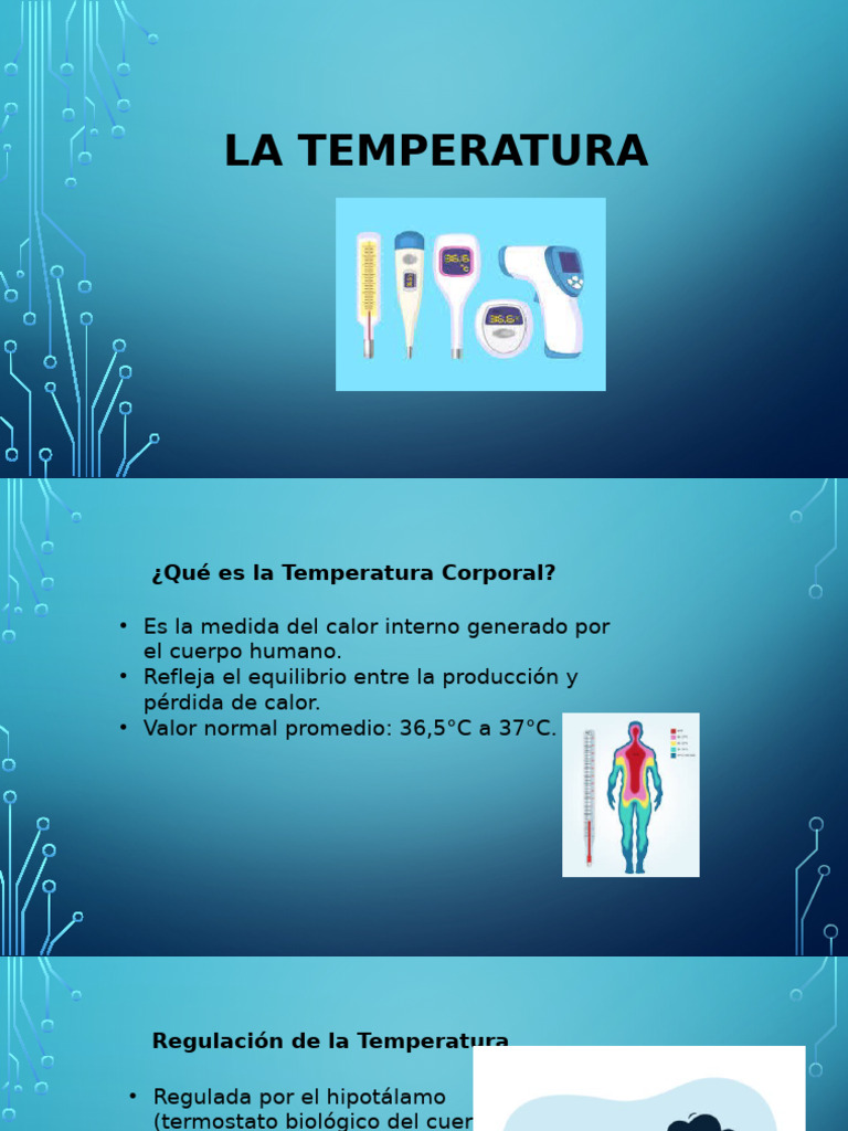 Temperatura Corporal: Guía Completa | PDF