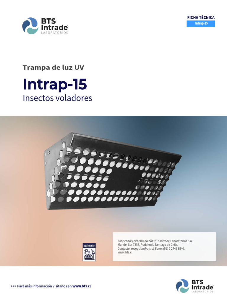 Ficha Tecnica Tuv Intrap 15 | PDF | Ultravioleta