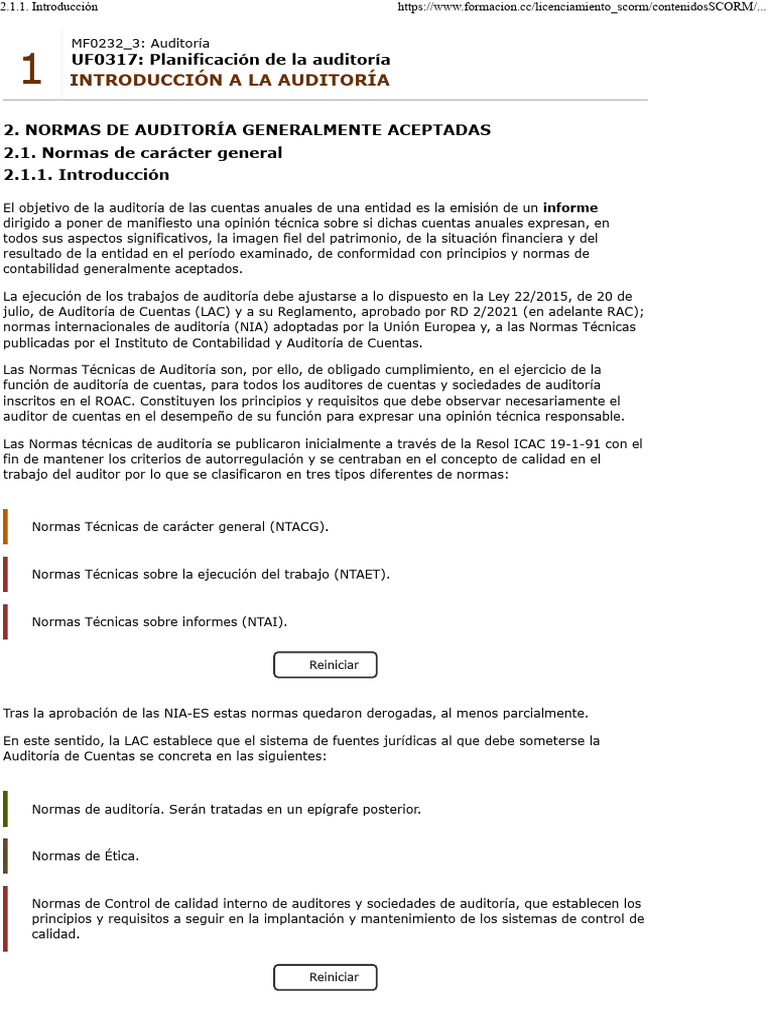 Normas Generalmente Aceptadas | PDF | Auditoría | Contralor