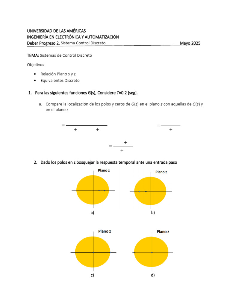 Deber Progreso 2 Discreto 2025 10 | PDF