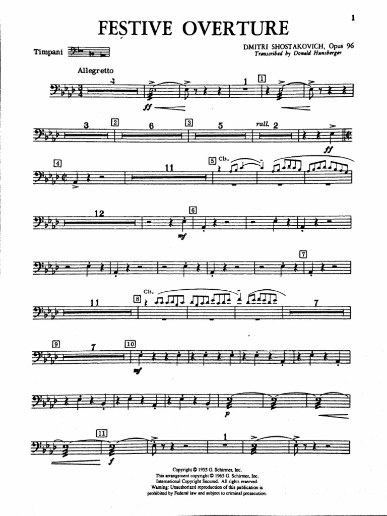 Festive Overture | PDF