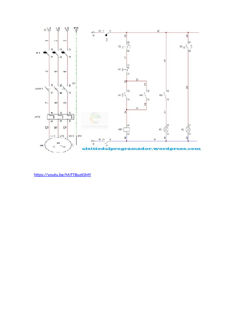 Arranque Directo (Diagrama) | PDF