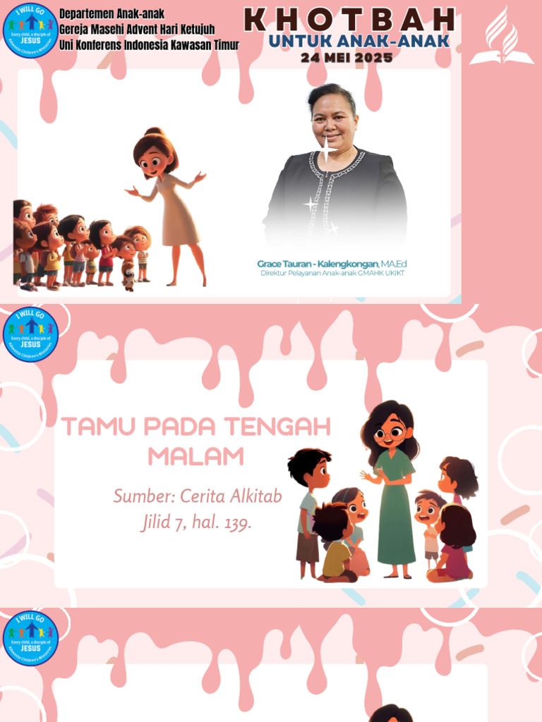 Khotbah Untuk Anak-Anak 24 Mei 2025 | PDF