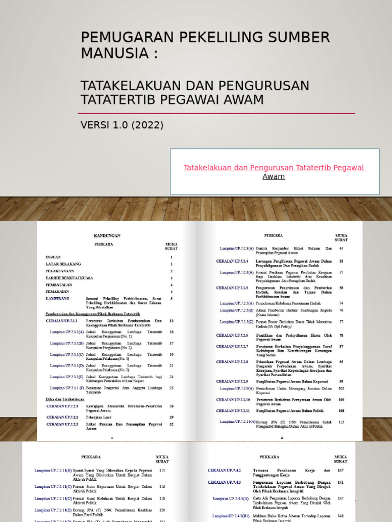 Pemugaran Pekeliling Sumber Manusia | PDF