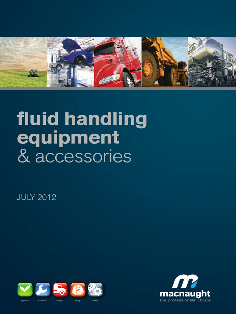 Macnaught Fluid Handling Equipment Guide | PDF | Pump | Screw