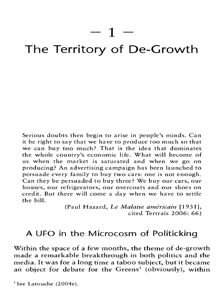 Latouche (2010) - Farewell To Growth (Part 1) | PDF | Entropy | Economics