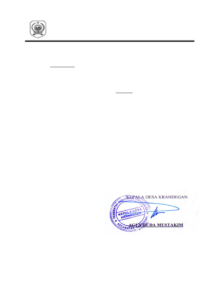Undangan Musdes Koperasi Desa Krandegan | PDF