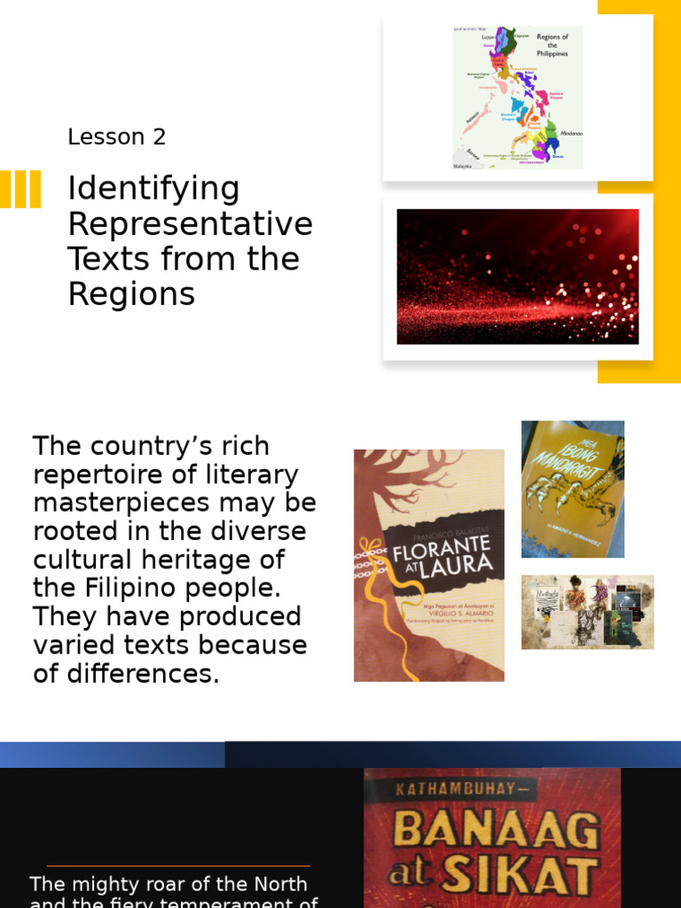 21st Century Lit Identifying Representative Texts From The Regions | PDF