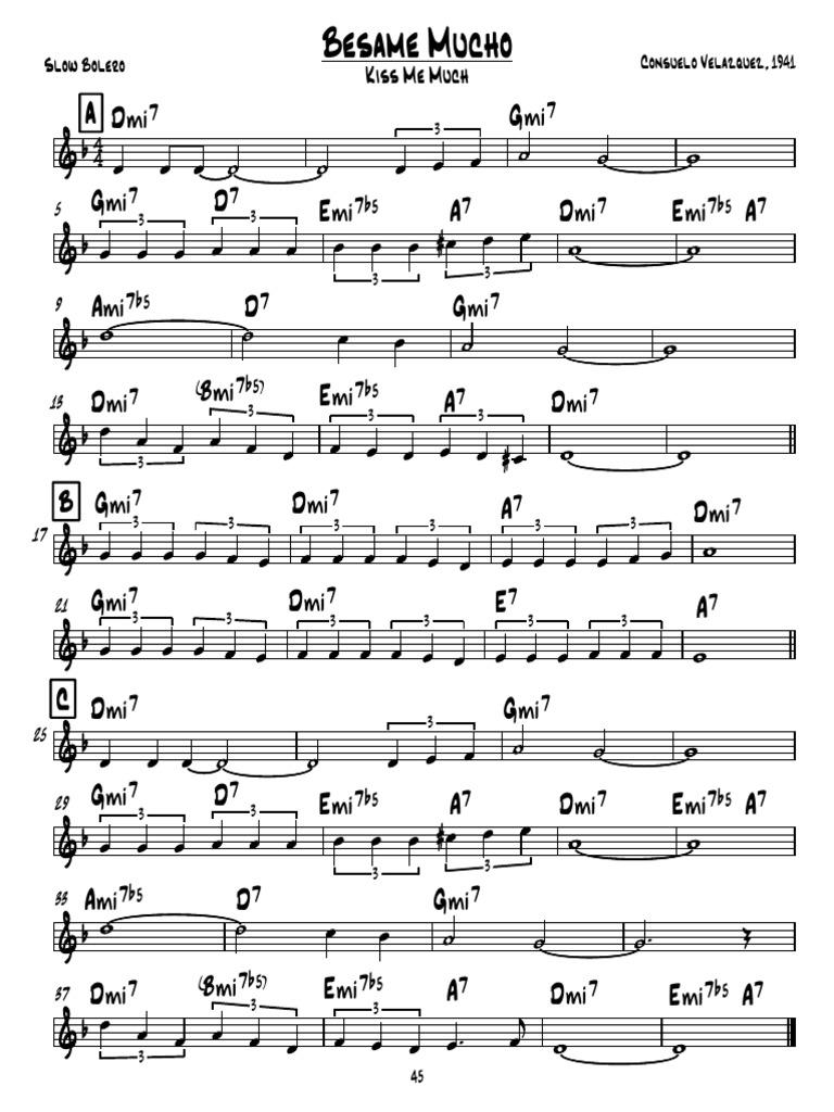 M Solo Besame Mucho | PDF