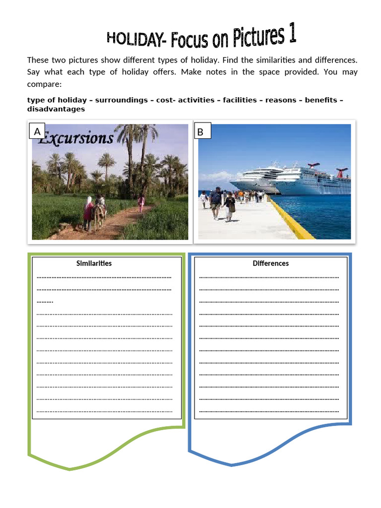 Compare Holiday Types: Similarities & Differences | PDF
