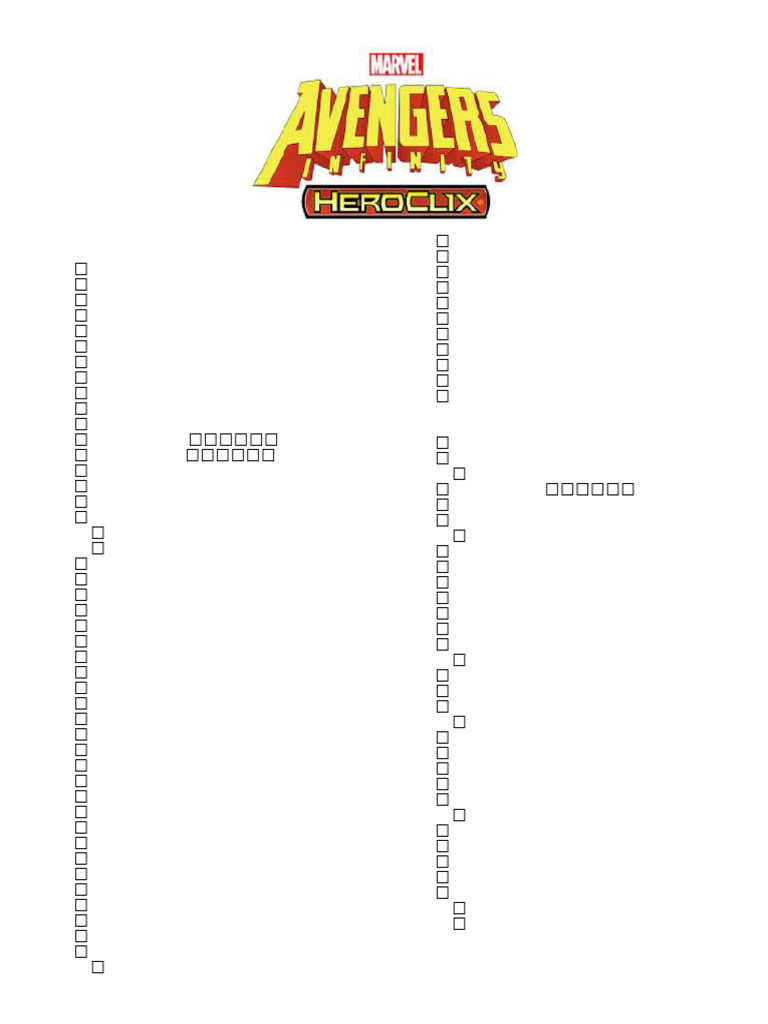 Avengers Infinity War Character List | PDF | Marvel Comics | Marvel ...