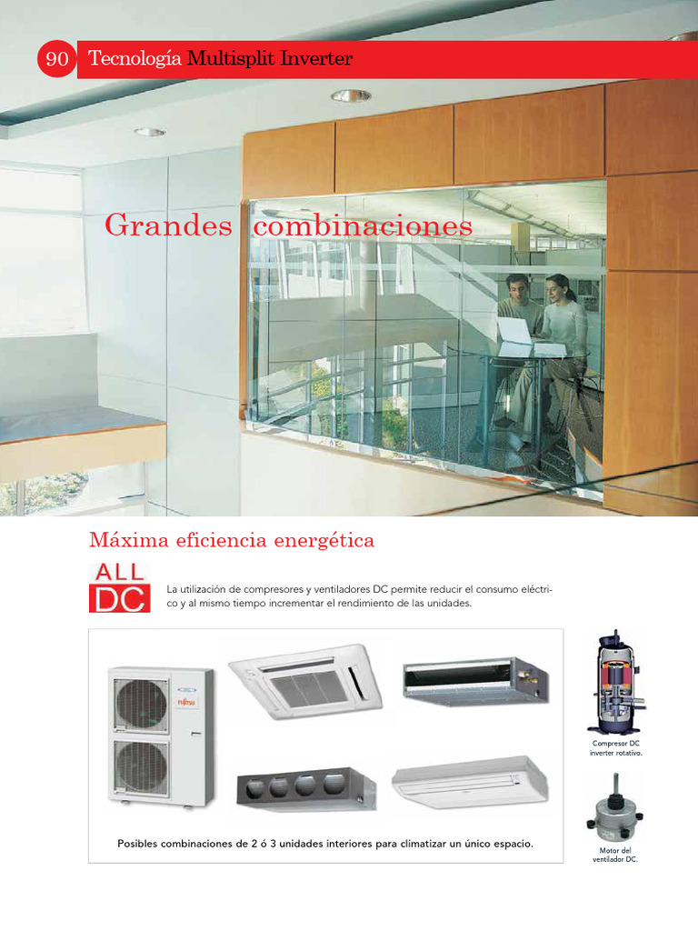 Multisplit Inverter COMERCIAL FUJITSU 2014 | PDF | Transferencia de ...