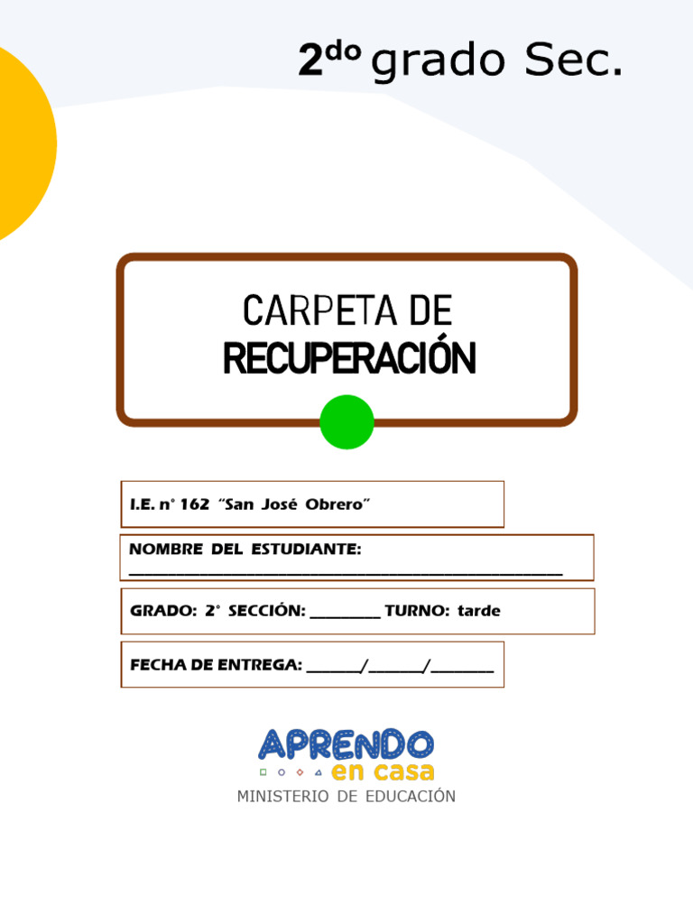 Carpeta de Recuperacion CyT-2do | PDF | Virus de la Influenza A Subtipo H1 N1 | Influenza