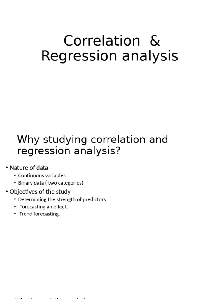 3.correlation and Regression | PDF | Regression Analysis | Dependent And Independent Variables