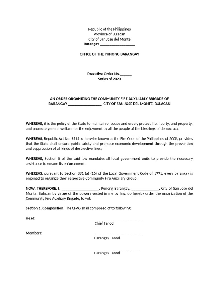 Community Fire Brigade | PDF | Public Safety | Justice