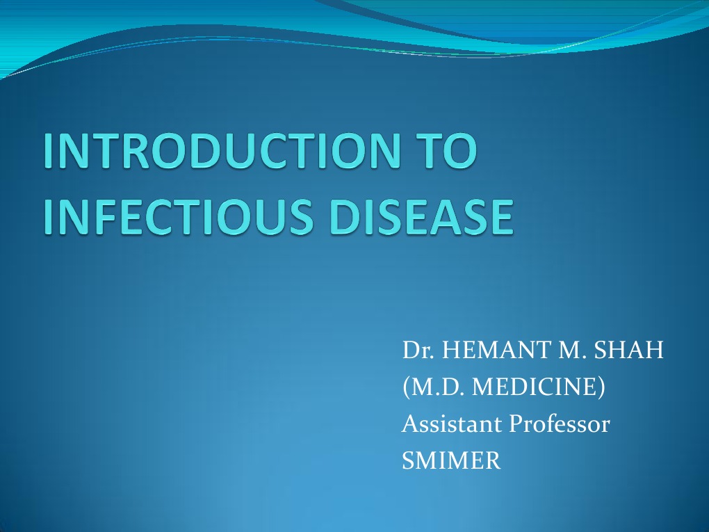 Introduction To Infectious Disease | PDF