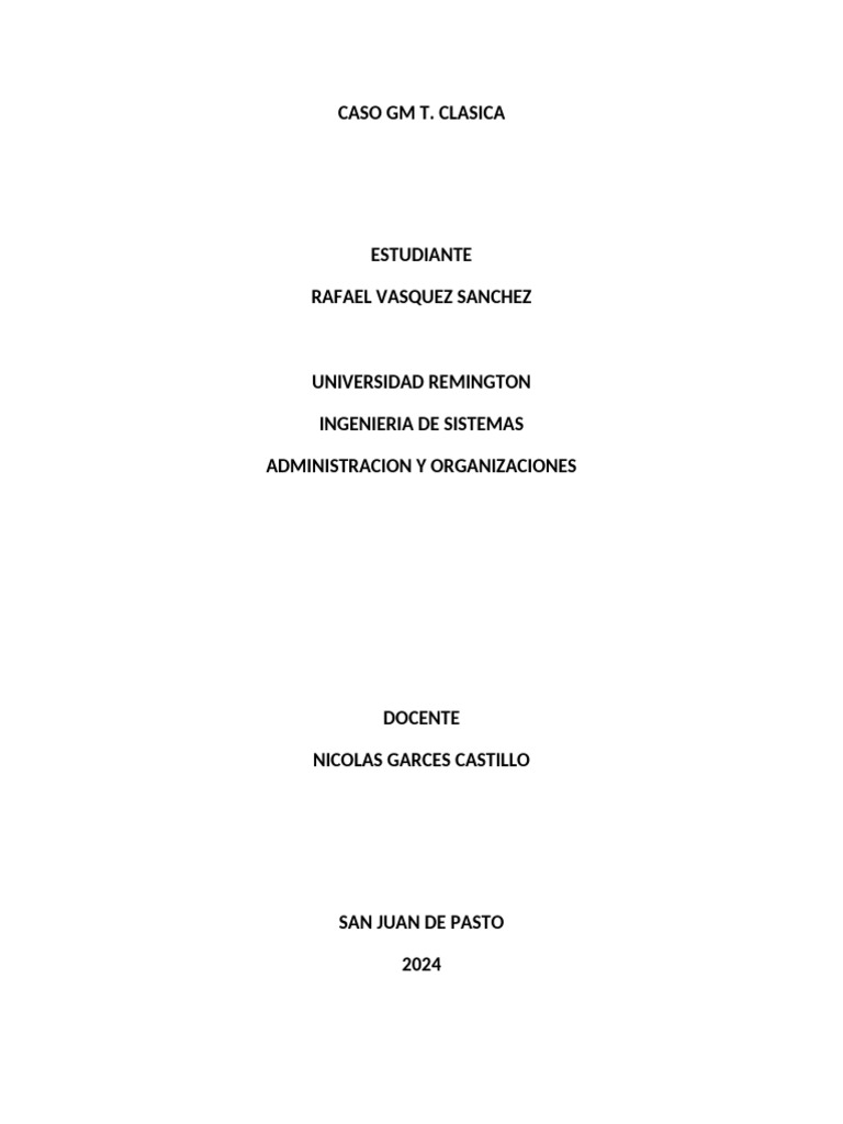 Estrategia de Reestructuración de GM 2024 | PDF | Motores generales ...