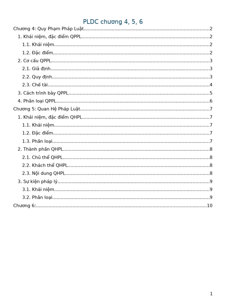 PLDC Chương 4, 5, 6 | PDF