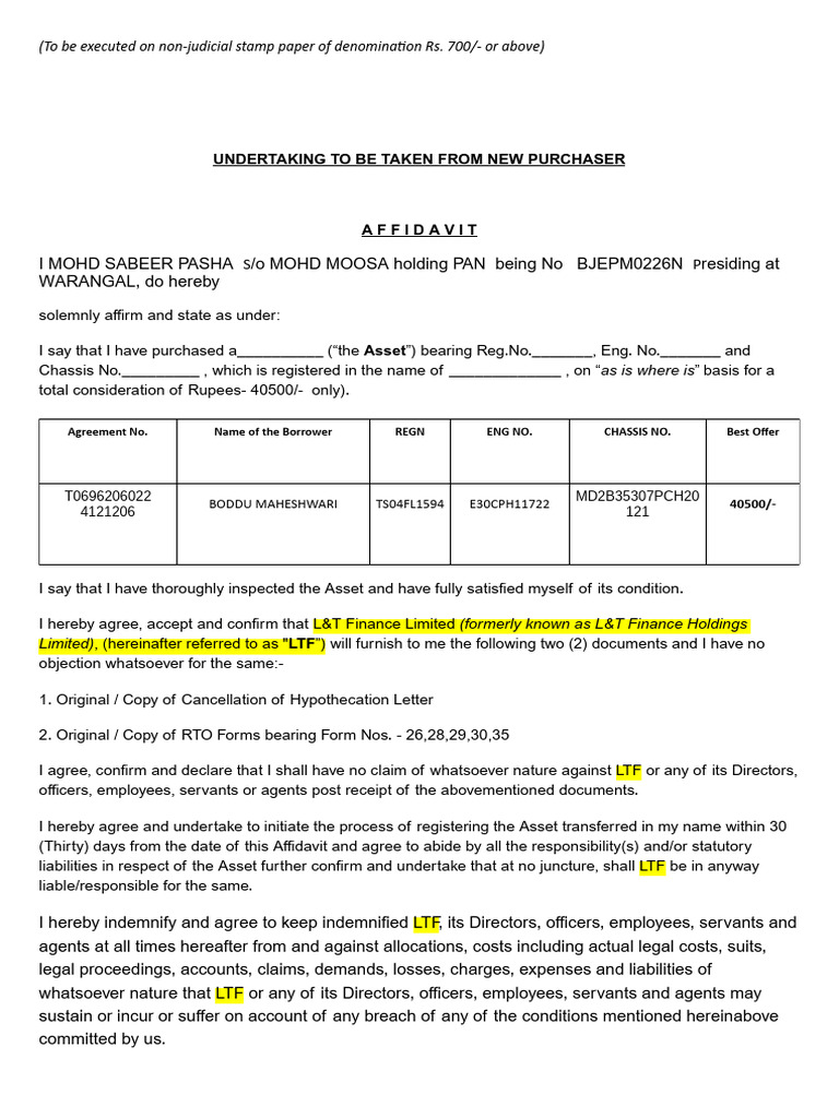 PINKY - SHAH (4) .Docx - 20250531 - 161519 - 0000 | PDF | Indemnity ...