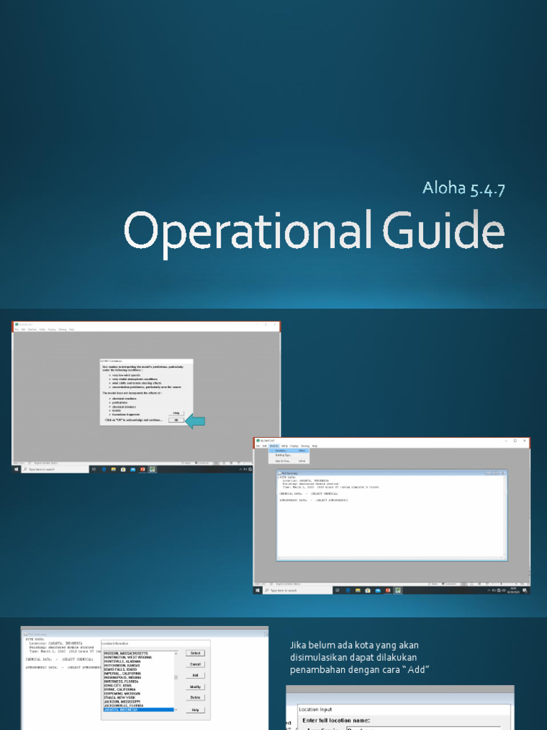 Operational Guide Penggunaan Aloha Dan Marplot Damkar A | PDF