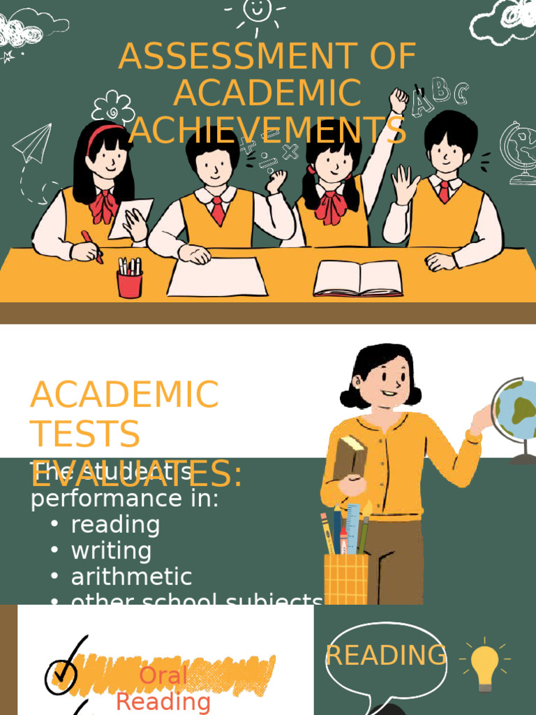 Assessment of Academic Achievements | PDF | Fluency | Word