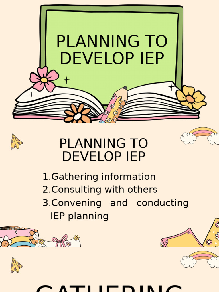 IEP Development Planning Guide | PDF | Individualized Education Program ...