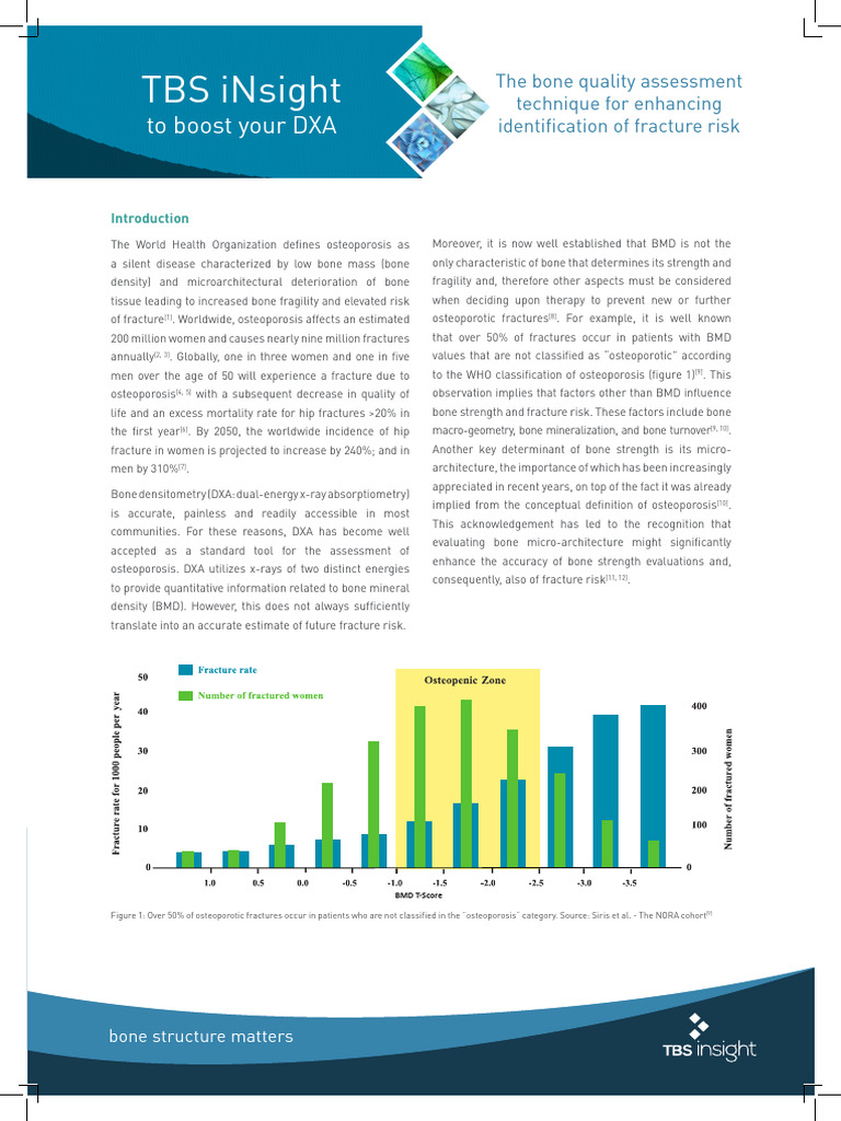 Trabecular Bone Score Whitepaper | PDF | Osteoporosis | Musculoskeletal ...