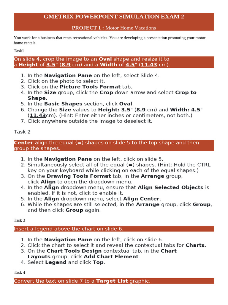 Gmetrix Powerpoint Simulation Exam 2 | PDF | Cursor (User Interface) | Software