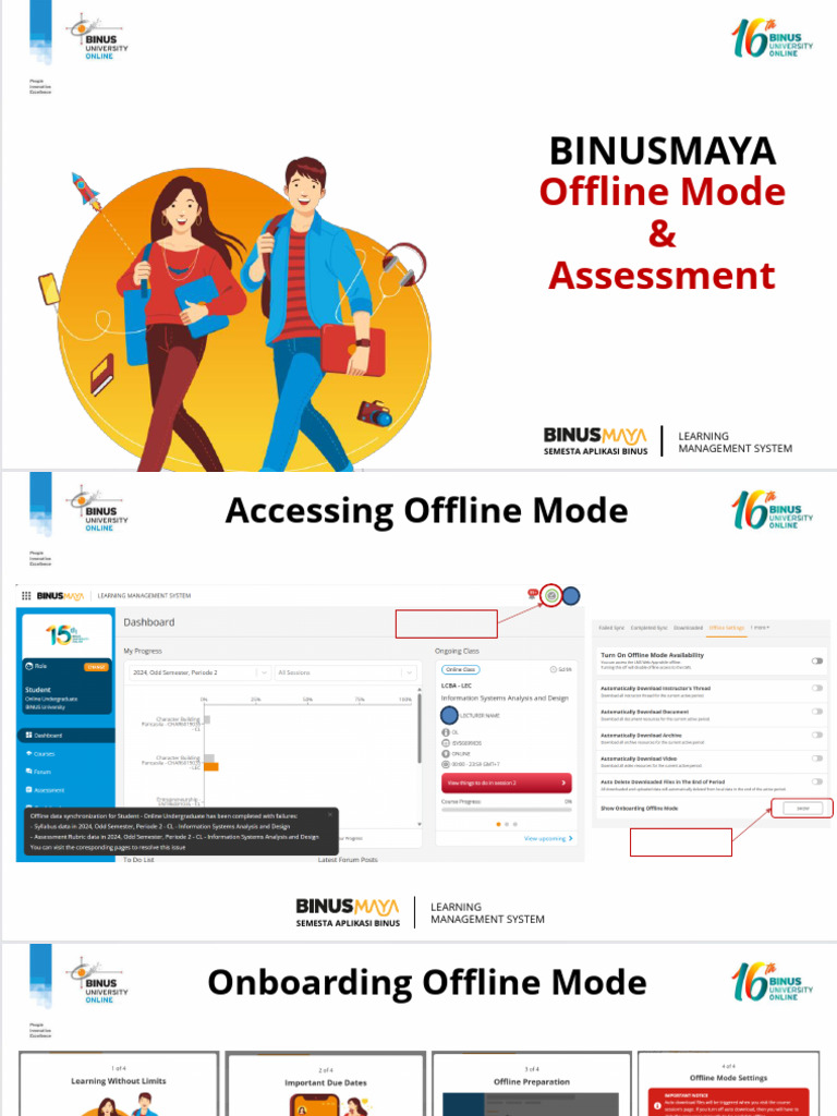 Binusmaya Offline Mode & Assessment | PDF | Software