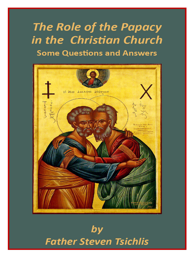 Role of Papacy in The Christian Church | PDF
