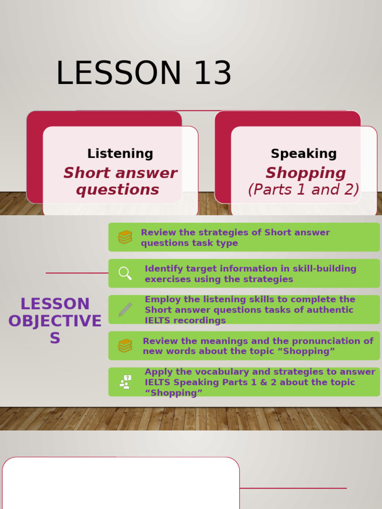 AV7 HK241 Lesson 13 Phung | PDF | Verb | Vocabulary